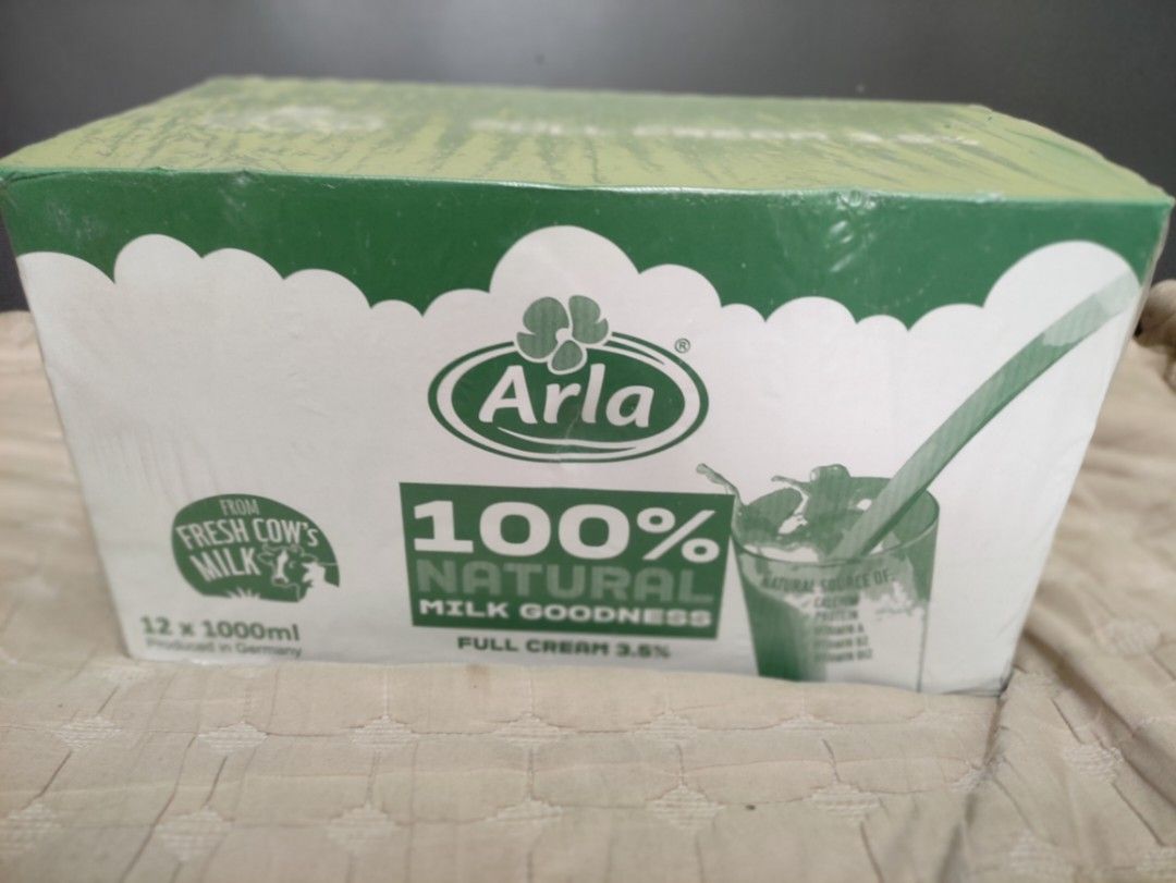 Arla full cream fresh milk, Food & Drinks, Beverages on Carousell