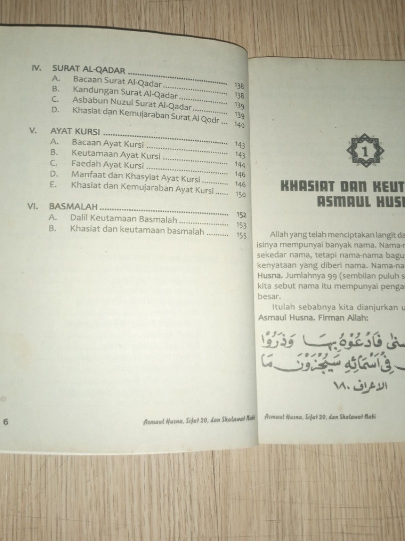Asmaul husna,sifat 20 dan Shalawat Nabi, Buku & Alat Tulis, Buku di ... Asmaul husna,sifat 20 dan Shalawat Nabi, Buku & Alat Tulis, Buku di ...