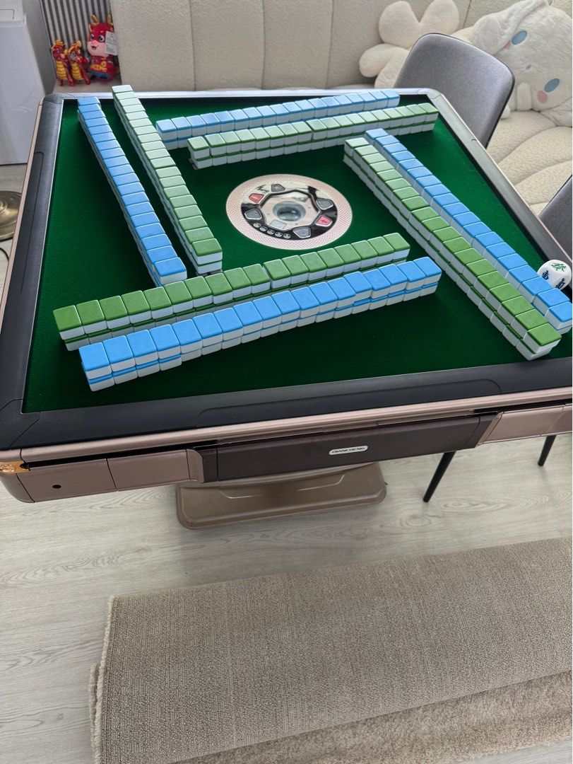 Surely Huat Auto Mahjong Table roller coaster, Furniture & Home Living ...