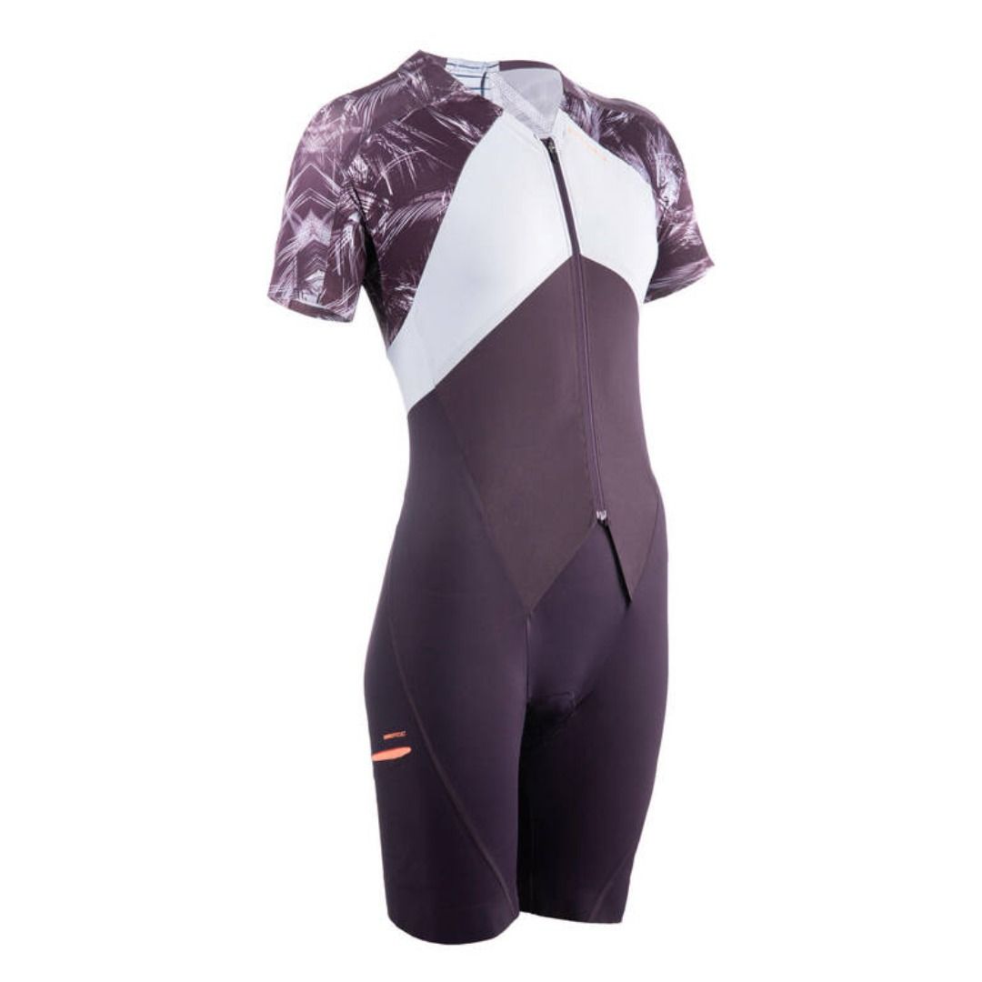 Baju Trilomba Lomba Triathlon suit WOMAN trisuit Aptonia HITAM UNGU ...