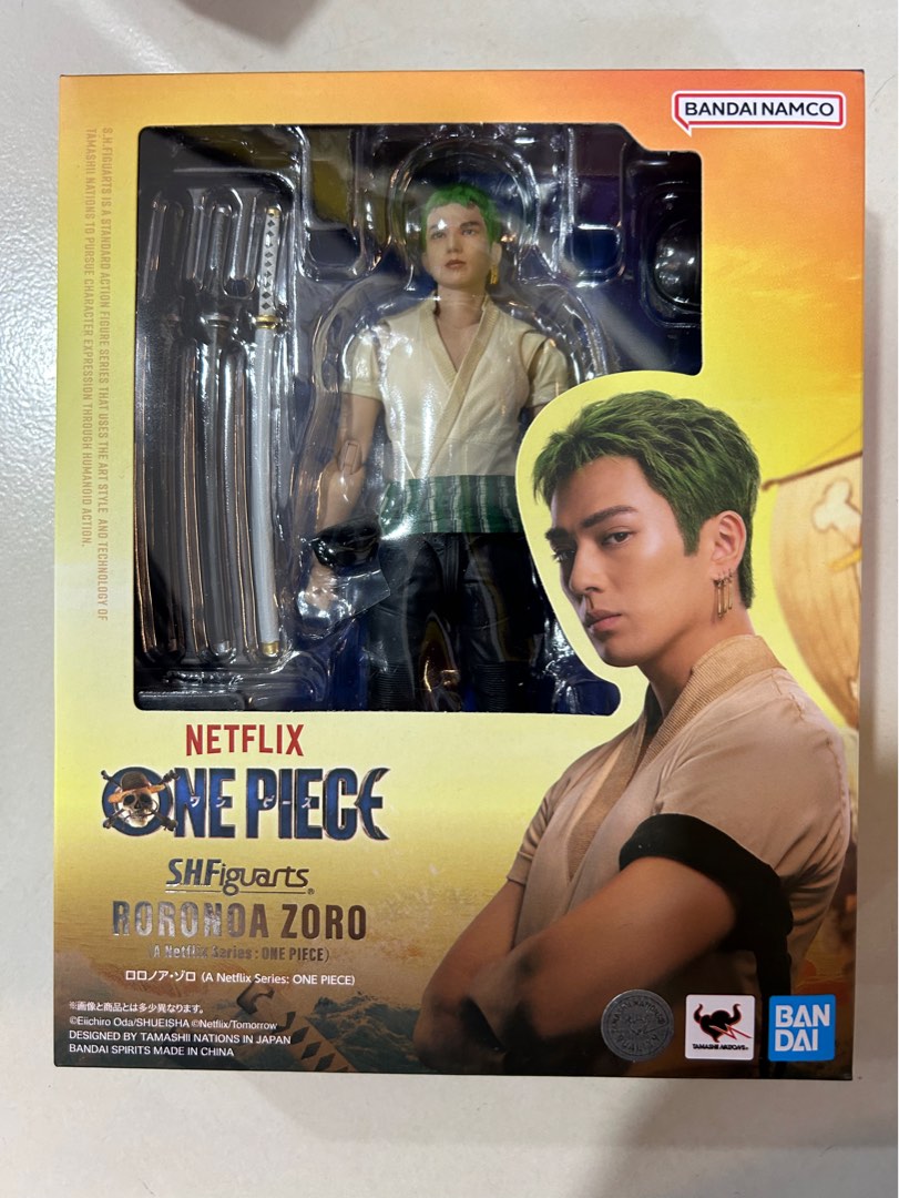Bandai SHF S.H.Figuarts Netflix One Piece Roronoa Zoro Action Figure ...