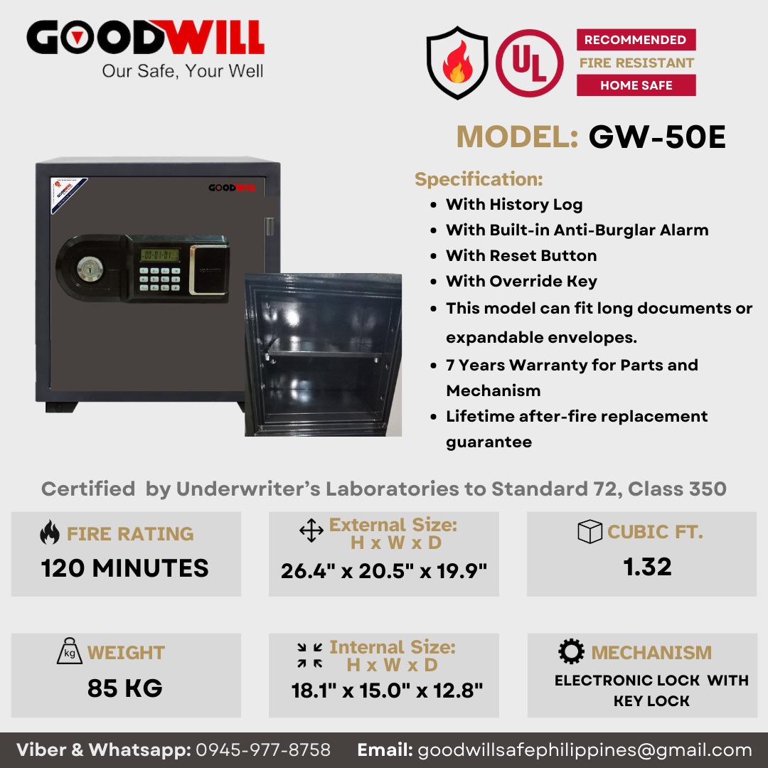 BRANDNEW FIRE RESISTANT SAFETY VAULT, Furniture & Home Living, Security ...