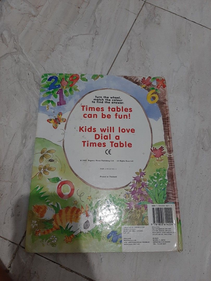 Buku dial a times table, Buku & Alat Tulis, Buku Anak-Anak di Carousell
