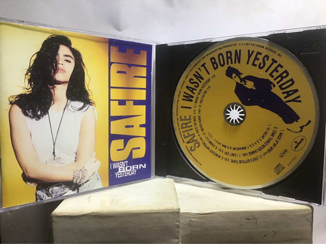 CD Safire - I Wasn’t Born Yesterday OOP ORIGINAL PRESS Anubis Pop ...