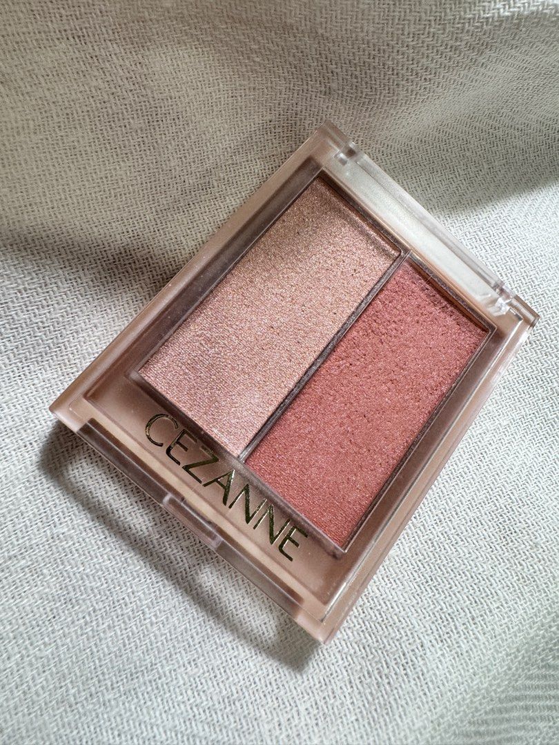 CEZANNE 02 Rose Glow 腮紅, 香水、美妝、保養, 臉部彩妝、保養與清潔, 化妝品在旋轉拍賣