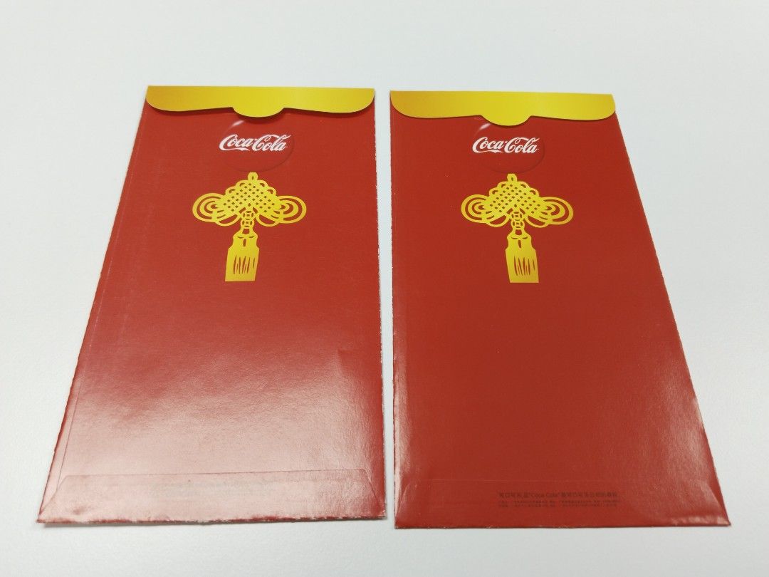 China Coca Cola Coke Angpow Red Packet set, Hobbies & Toys ...