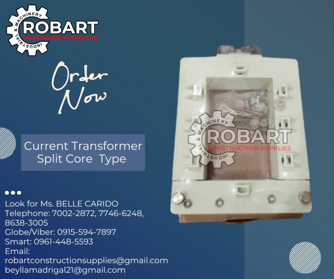 Current Transformer Split Core Type Commercial And Industrial Construction Tools And Equipment On