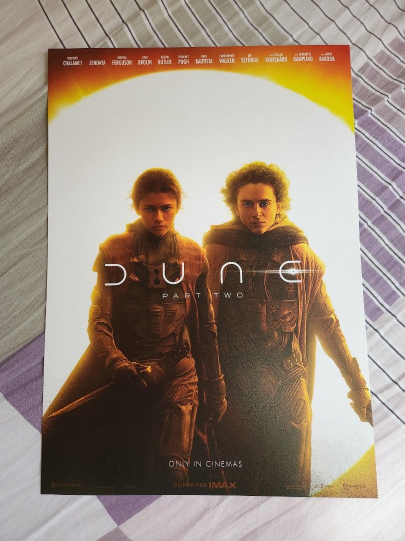 Dune: Part Two A3 Poster, 興趣及遊戲, 收藏品及紀念品, 郵票及印刷品 - Carousell