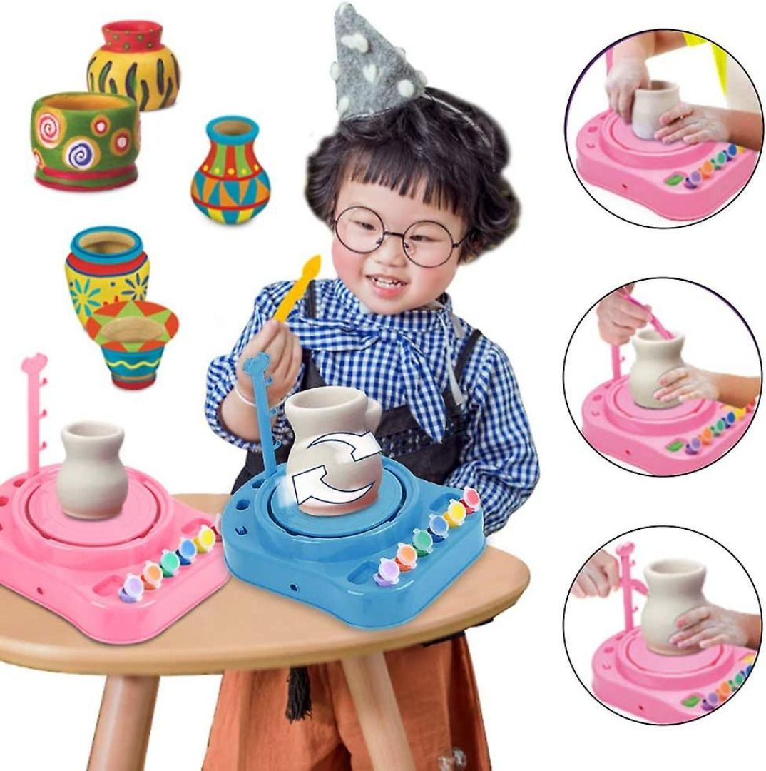 Electric Pottery Wheel Kit Pottery Machine Art Set, Handicraft Ceramic ...