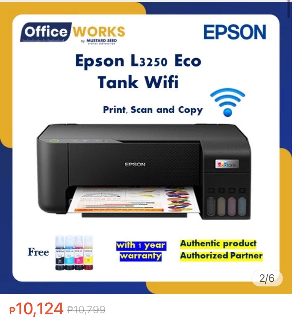 Epson L3150, Computers & Tech, Printers, Scanners & Copiers on Carousell