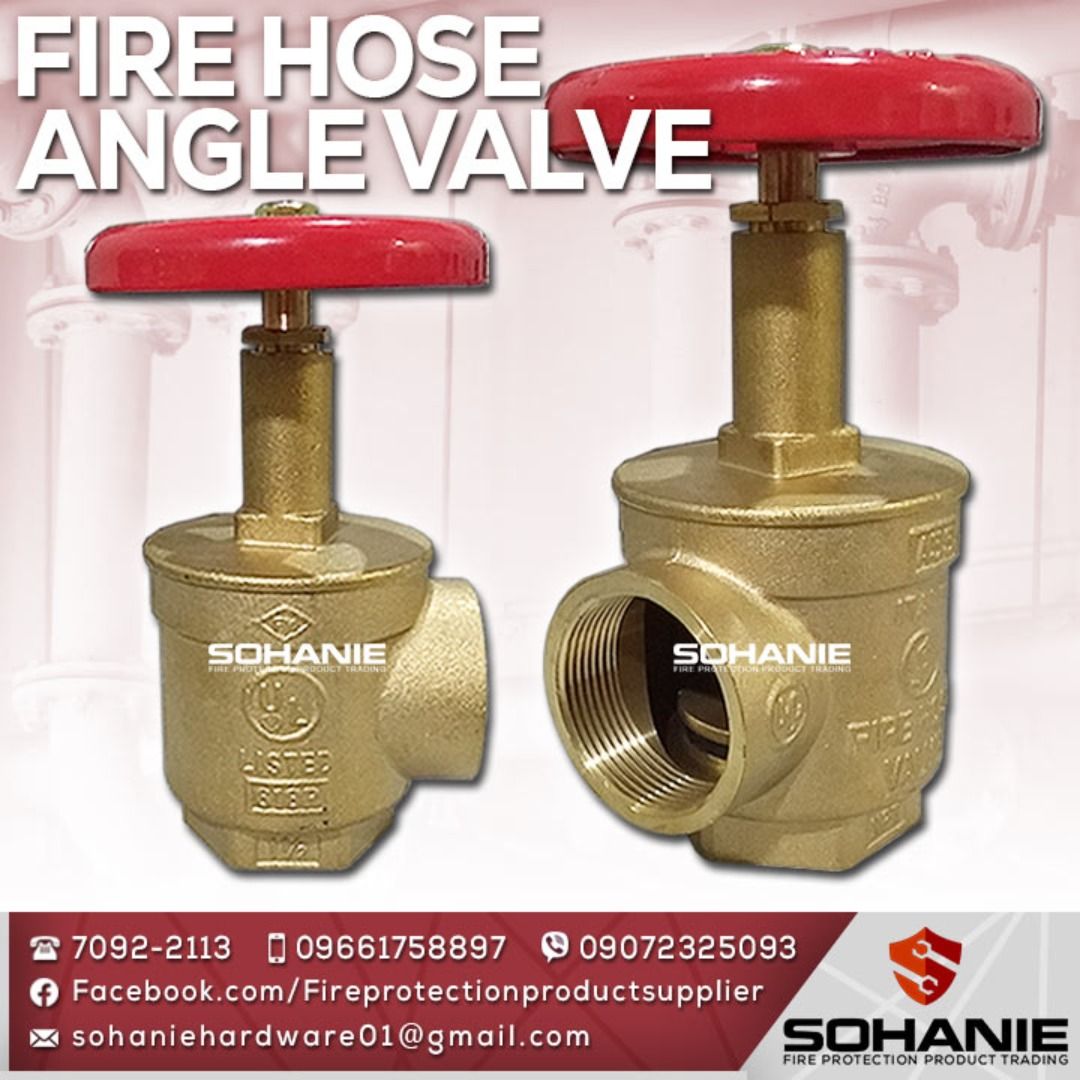 Fire hose Angle Valve, Commercial & Industrial, Construction & Building ...