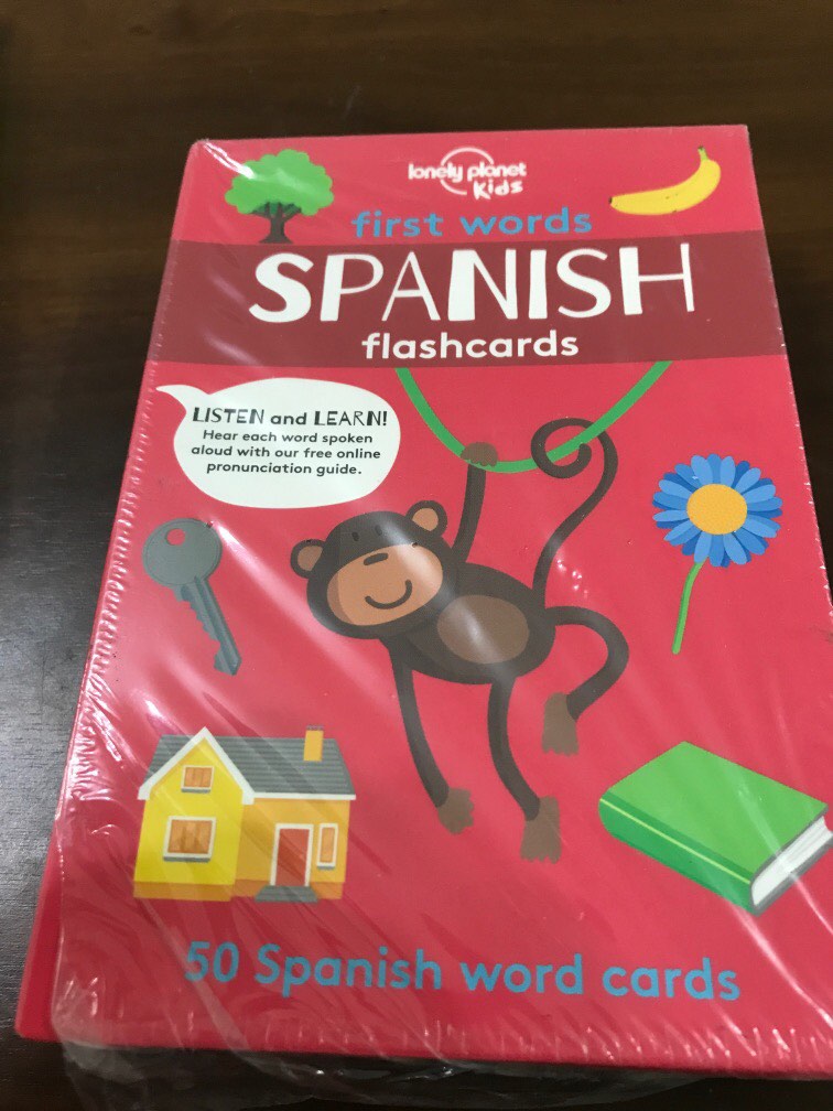 First Words Spanish Flashcards, Hobbies & Toys, Books & Magazines ...