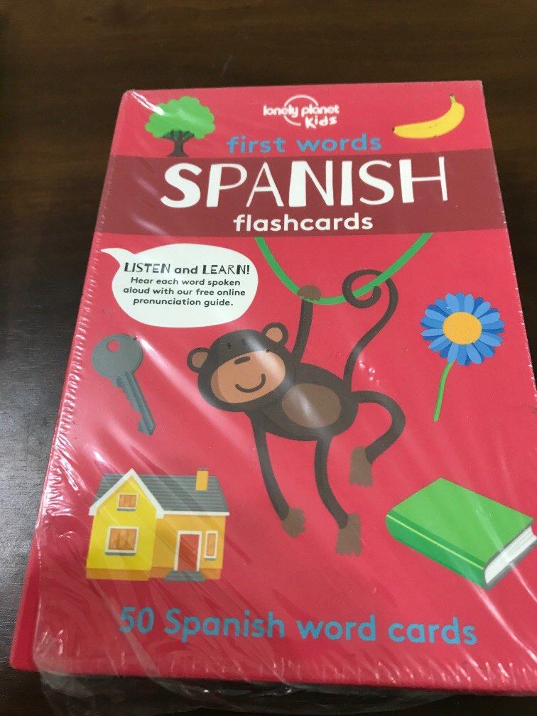 First Words Spanish Flashcards, Hobbies & Toys, Books & Magazines ...