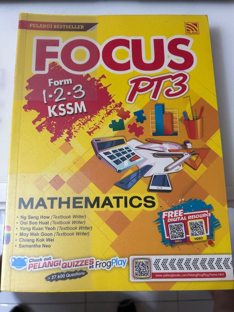 FOCUS PT3 MATHEMATICS DLP KSSM, Hobbies & Toys, Books & Magazines ...