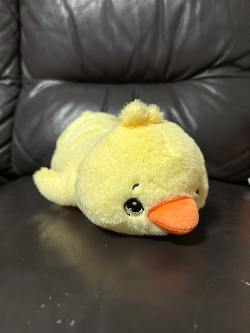 Funclaw lying duck soft toy, Hobbies & Toys, Toys & Games on Carousell