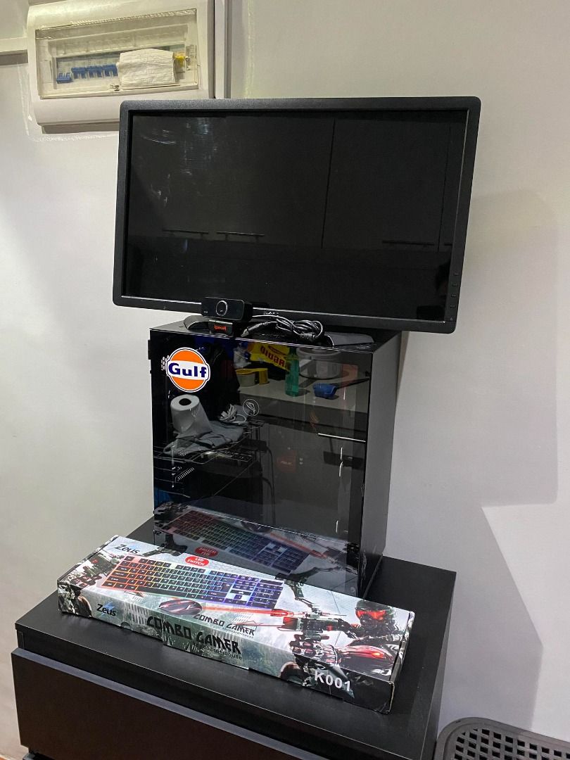 Gaming Pc Set Ryzen 5 2600 GTX 1050Ti 16GB HyperX Fury PC Unit ...