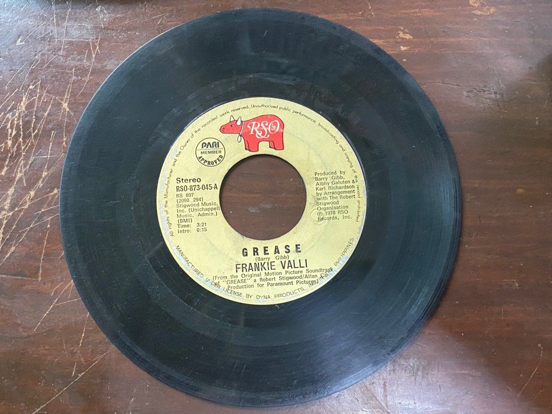Gary Brown / GREASE / Frankie Valli / Barry Gibb - Philippine Release ...