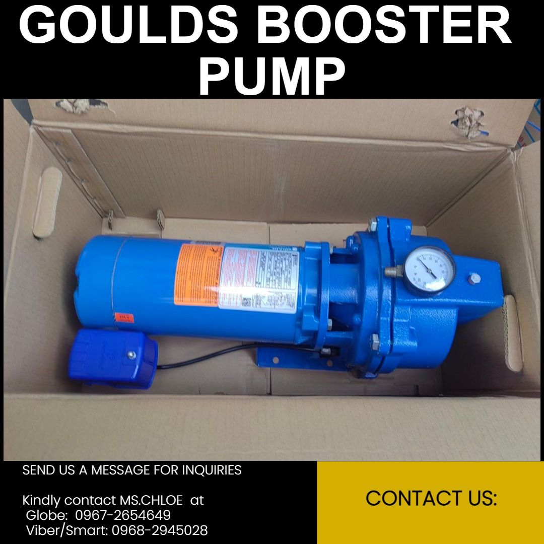 GOULDS BOOSTER PUMP, Commercial & Industrial, Industrial Equipment on Carousell