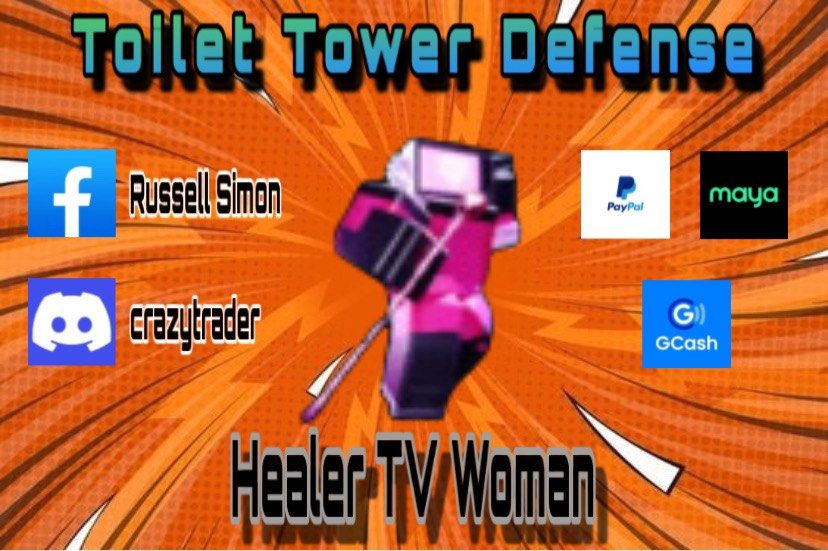 HEALER TV WOMAN - TOILET TOWER DEFENSE - ROBLOX, Video Gaming, Gaming ...