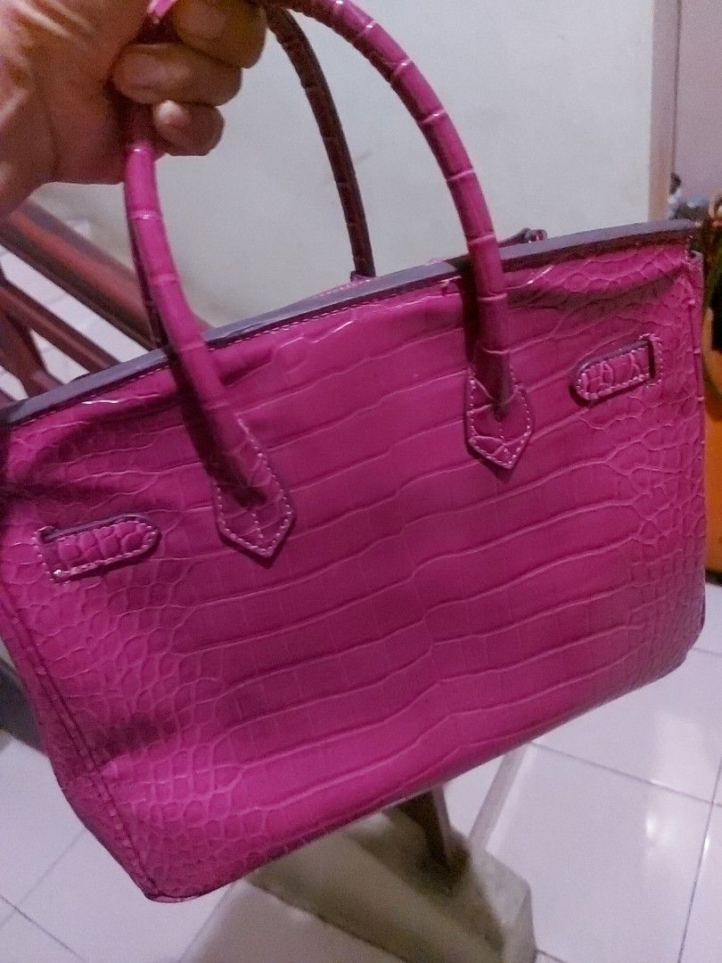 Hermes croco, Fesyen Wanita, Tas & Dompet di Carousell