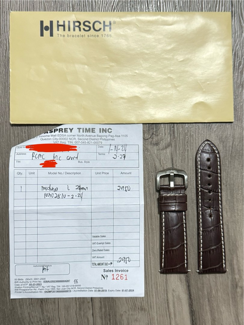 Hirsch strap Modena 24mm, Men's Fashion, Watches & Accessories, Watches on Carousell