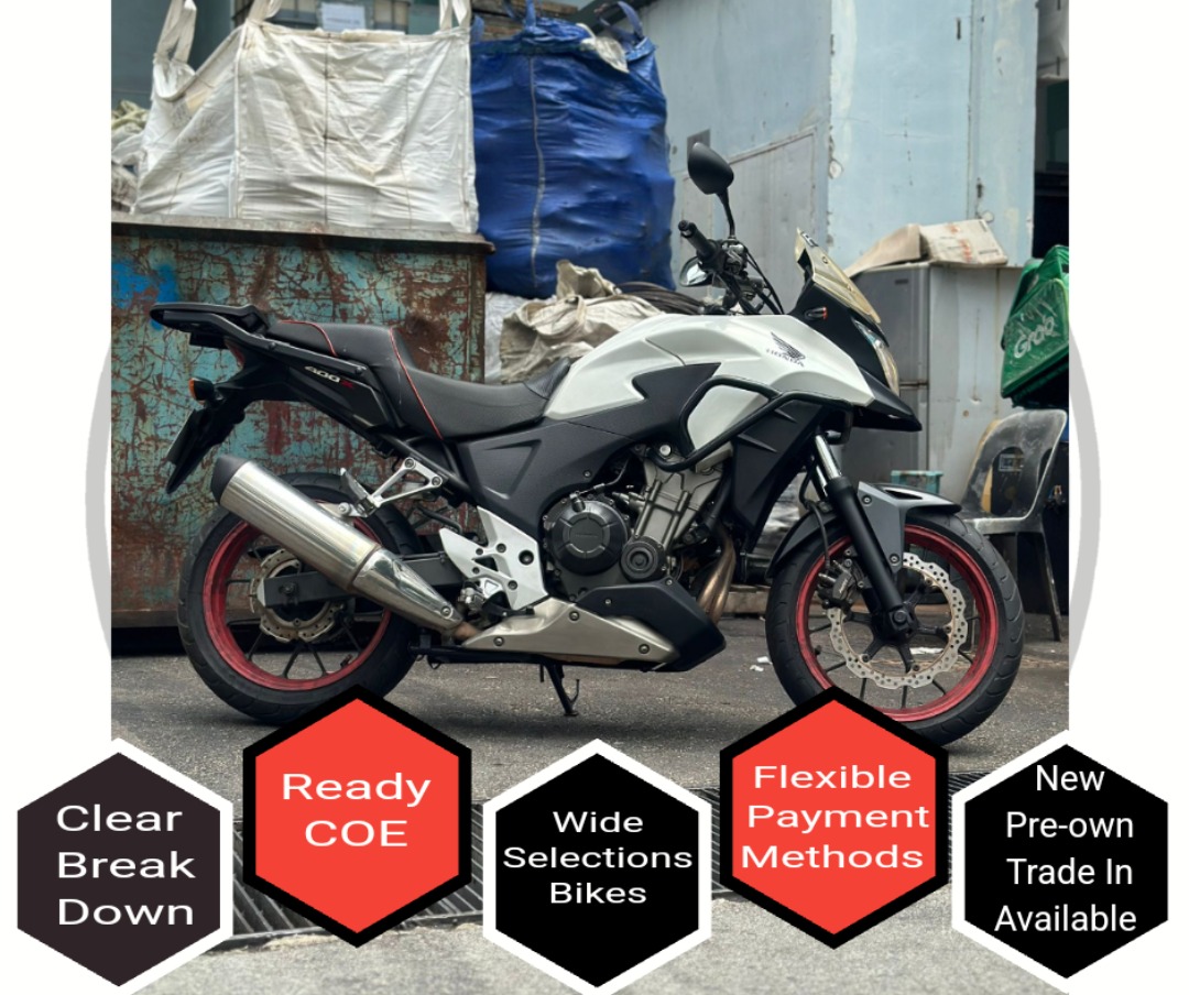 HONDA CB400X, Motorcycles, Motorcycles for Sale, Class 2A on Carousell
