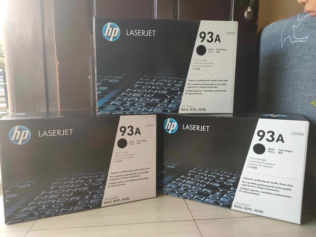 HP LASERJET 93A BLACK GENUINE TONER CARTRIDGE, Computers & Tech ...