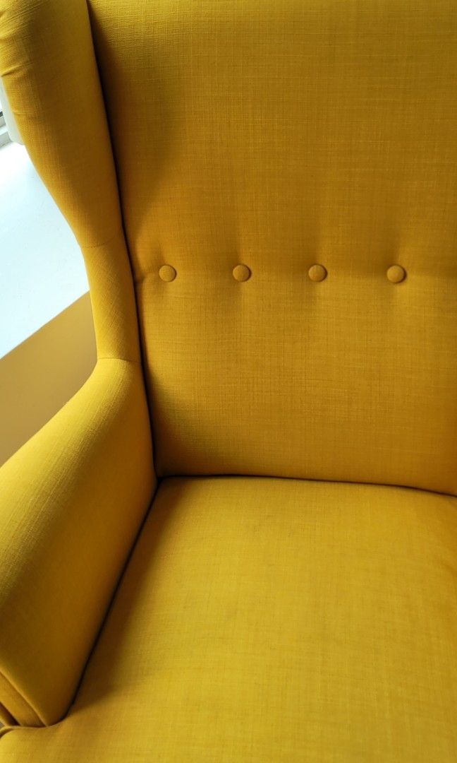 Ikea Strandnom Chair and Leg Rest, Furniture & Home Living, Furniture ...