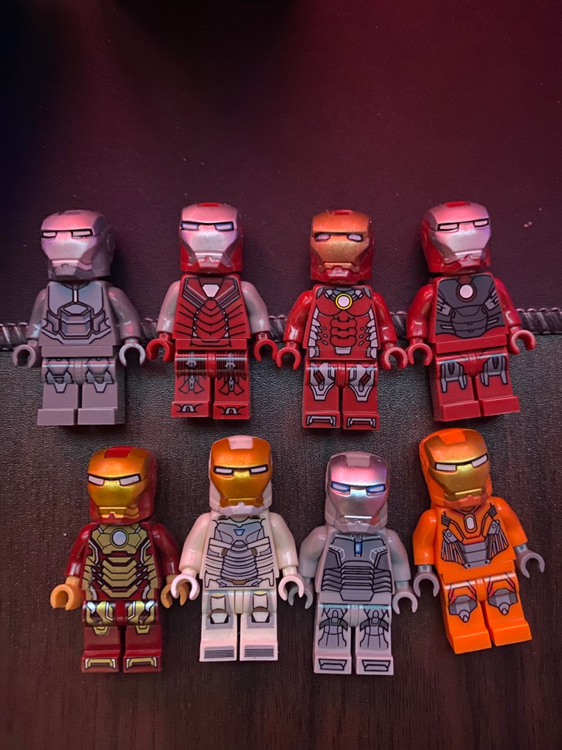 Iron Man minifigures (bootleg), Hobbies & Toys, Toys & Games on Carousell