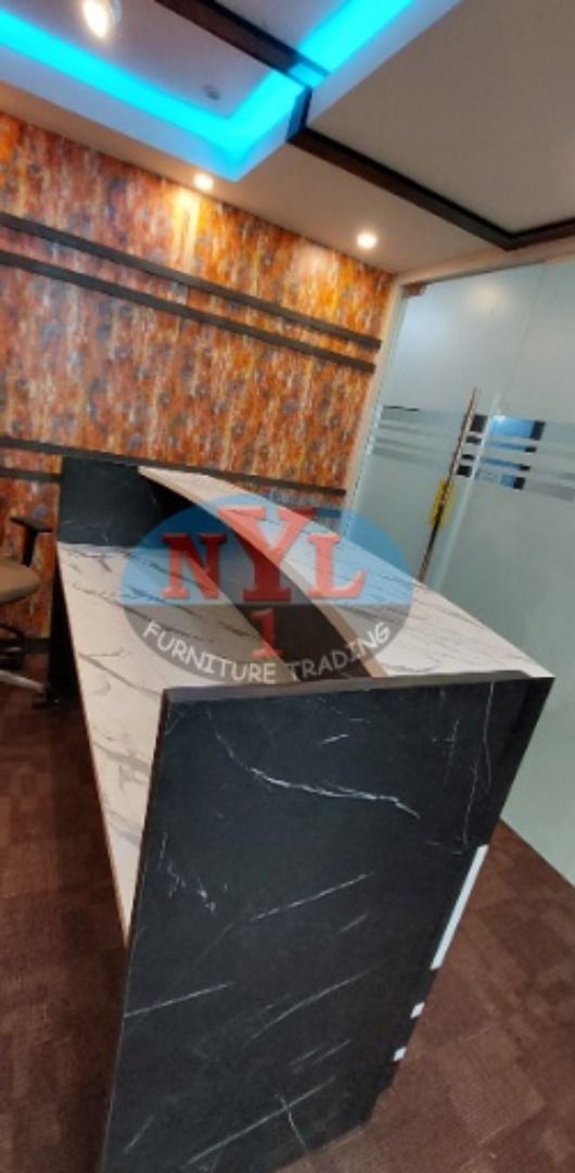 OFFICE PARTITION - Laminated Wall and DIVIDER (RECEPTION TABLE ...