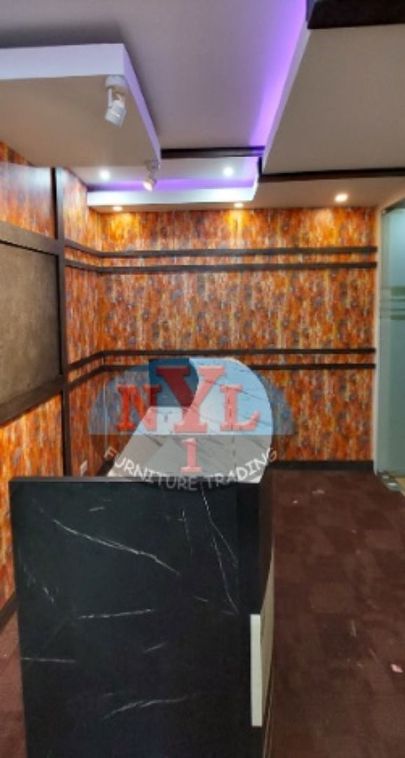 OFFICE PARTITION - Laminated Wall and DIVIDER (RECEPTION TABLE ...