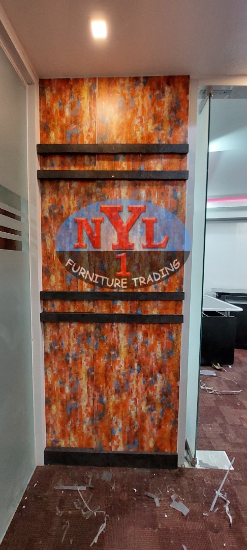 OFFICE PARTITION - Laminated Wall and DIVIDER (RECEPTION TABLE ...