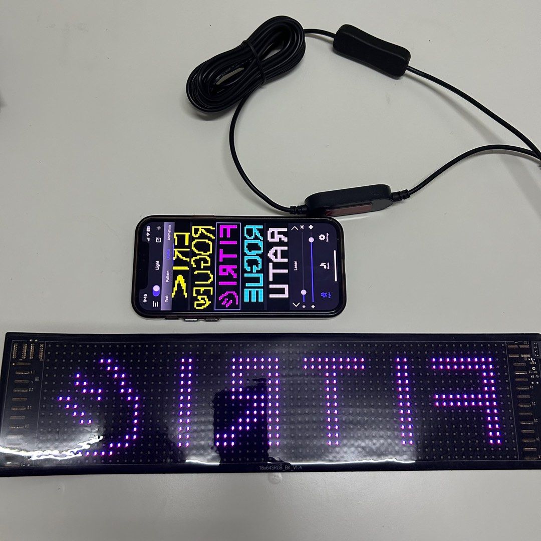 LED Matrix Pixel Panel Blueetooth , Hobbies & Toys, Stationery & Craft ...