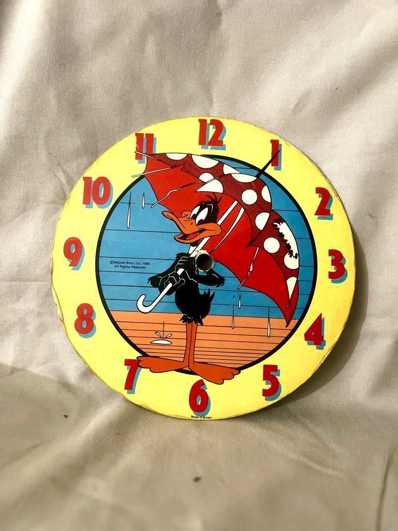 Looney Tunes Vintage 10" Clock TOX concept clock 1985 Tweetie And ...