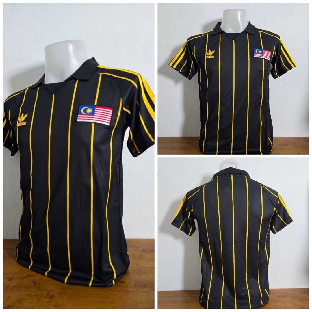 MALAYSIA BLACK RETRO, Men's Fashion, Activewear on Carousell