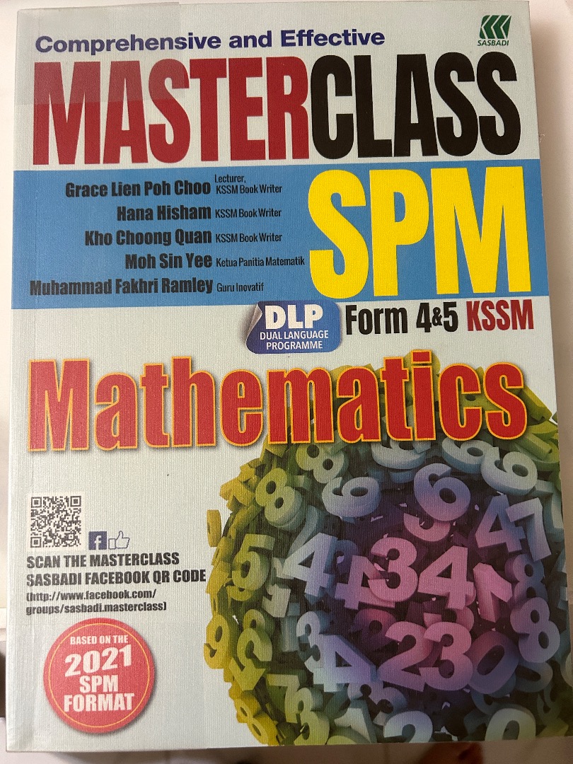 Masterclass Mathematics (DLP)SPM, Hobbies & Toys, Books & Magazines ...