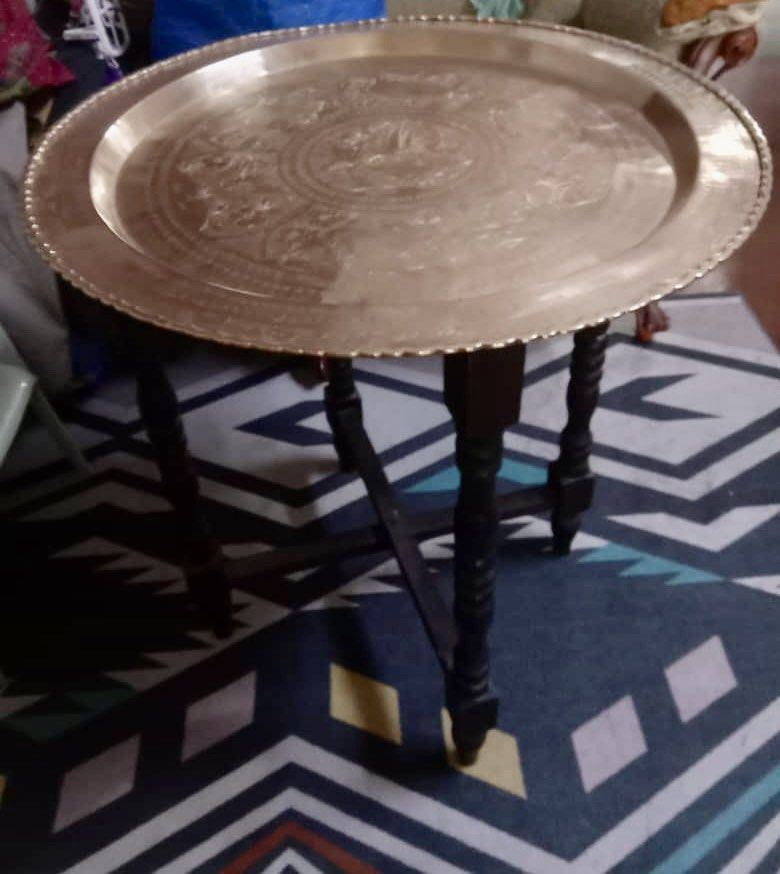 Meja Talam tembaga lama, Furniture & Home Living, Furniture, Tables ...