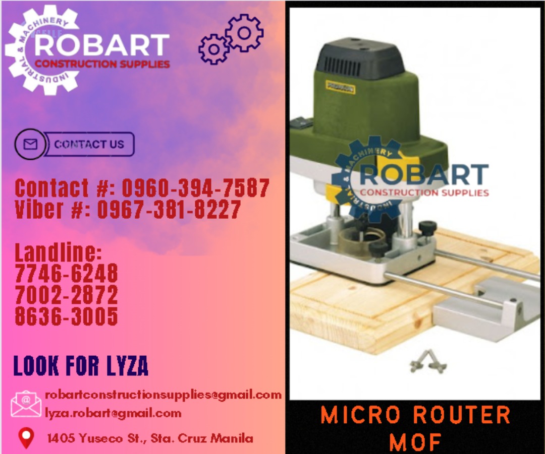 MICRO ROUTER MOF, Commercial & Industrial, Construction Tools ...