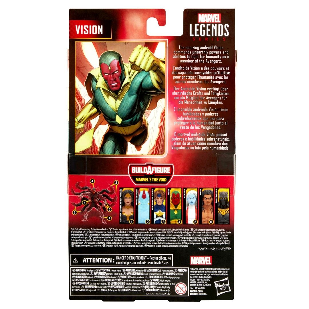 MISB Marvel Legends The Void Wave Vision With Baf, Guardians Of The ...