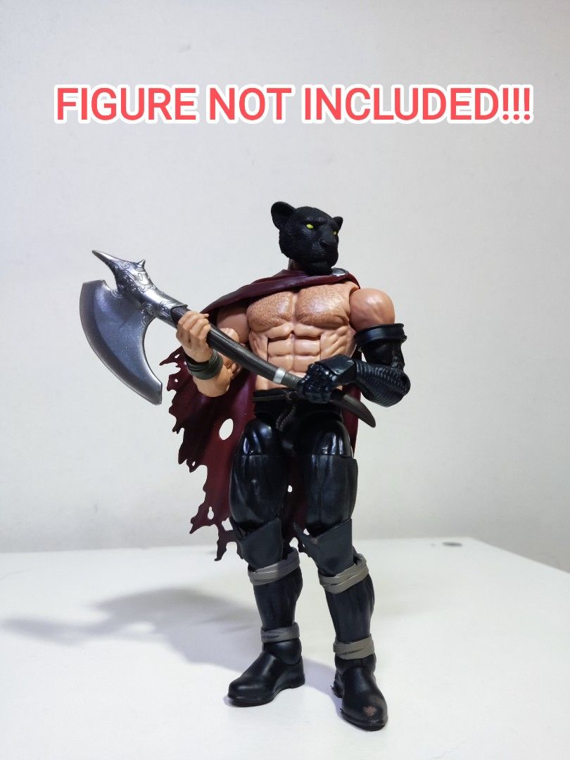 Mythic Legions Black Panther head 1/12 | kitbash custom | Marvel ...