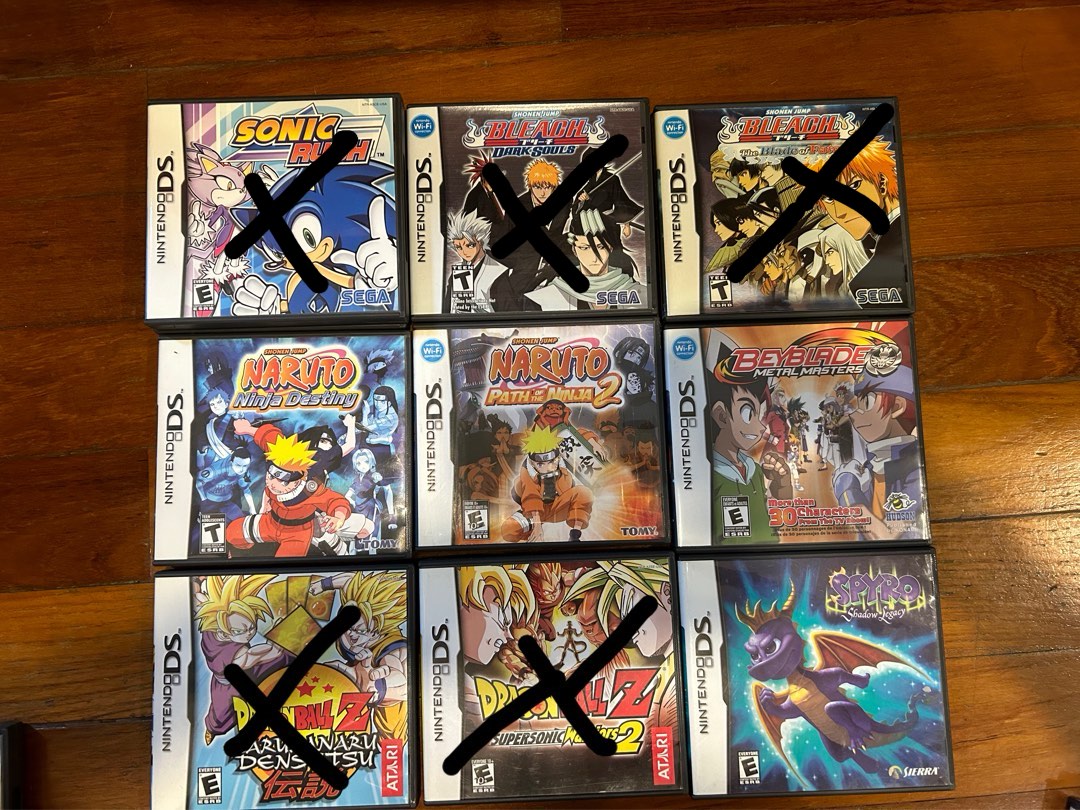 Nintendo DS and 3DS game cartridges, Video Gaming, Video Games ...
