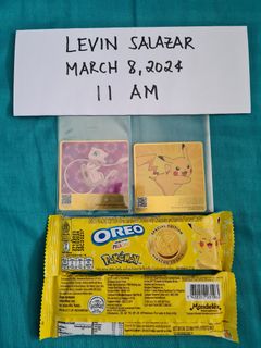 Pokemon x Oreos MEW SQUIRTLE CHARMANDER, Hobbies & Toys, Memorabilia ...