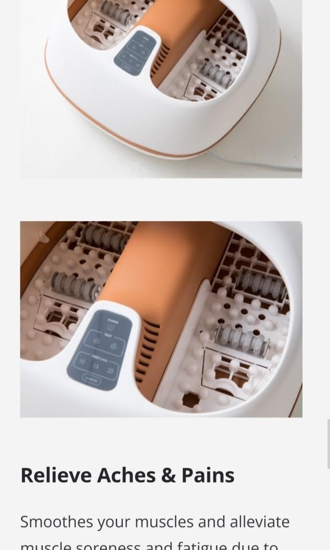 OTO FootBath Foot Bath Foot Spa steamer, Beauty & Personal Care, Foot ...