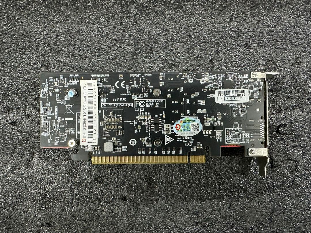 PELADN RX550 4GB LP 多屏卡 磐镭 HDMI*2 多接口 多顯示 Low Profile 顯示卡 顯卡 Display ...