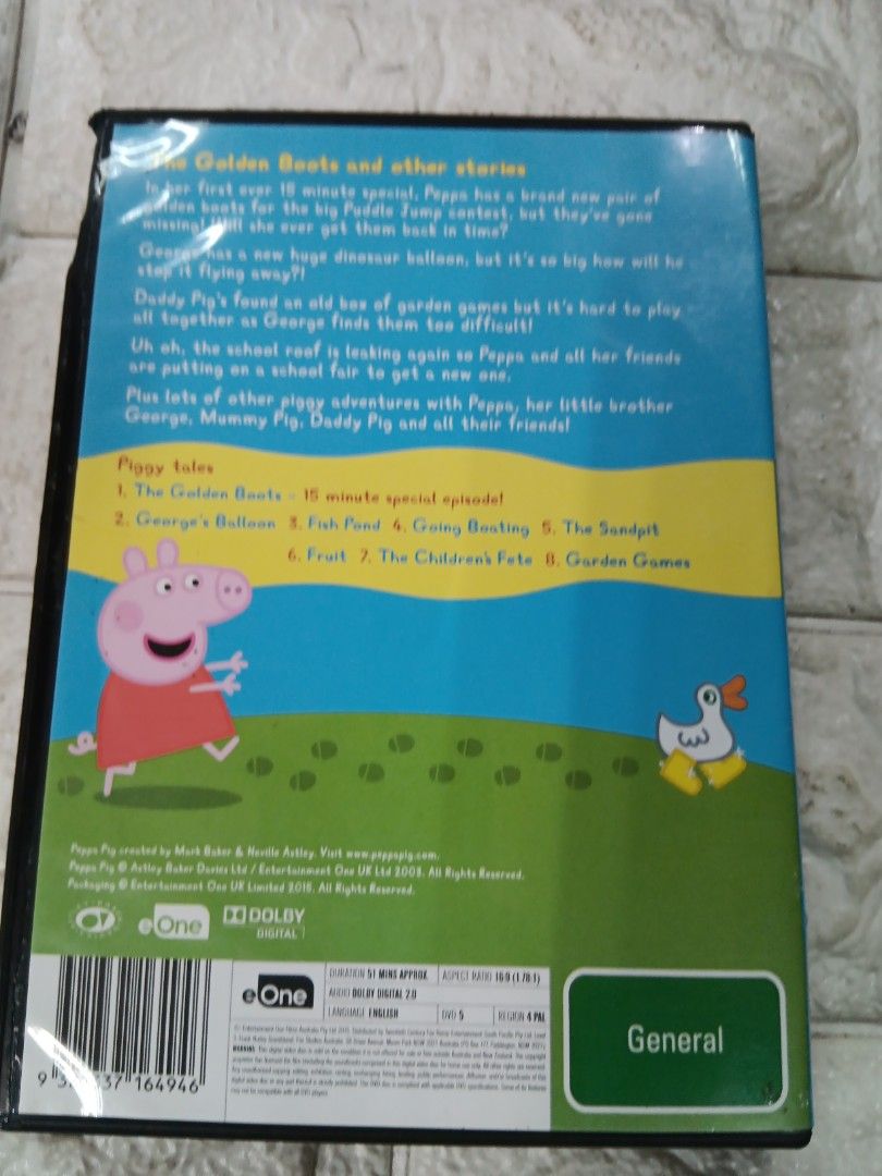 Peppa Pig The Golden Boots, Hobbies & Toys, Music & Media, CDs & DVDs ...
