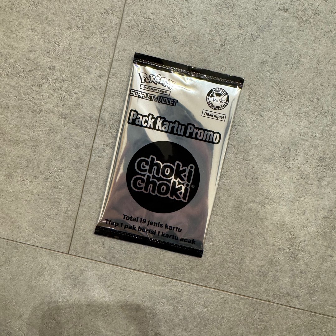 Pokemon card TCG choki choki promo Blind Pack, Hobbies & Toys, Toys ...