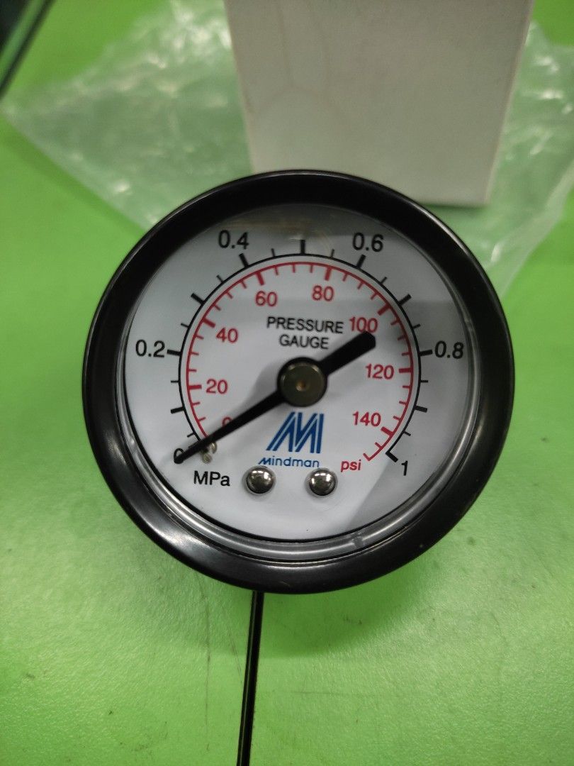 Pressure Gauge 1MPa/140psi (Mindman), TV & Home Appliances, Electrical, Adaptors & Sockets on ...