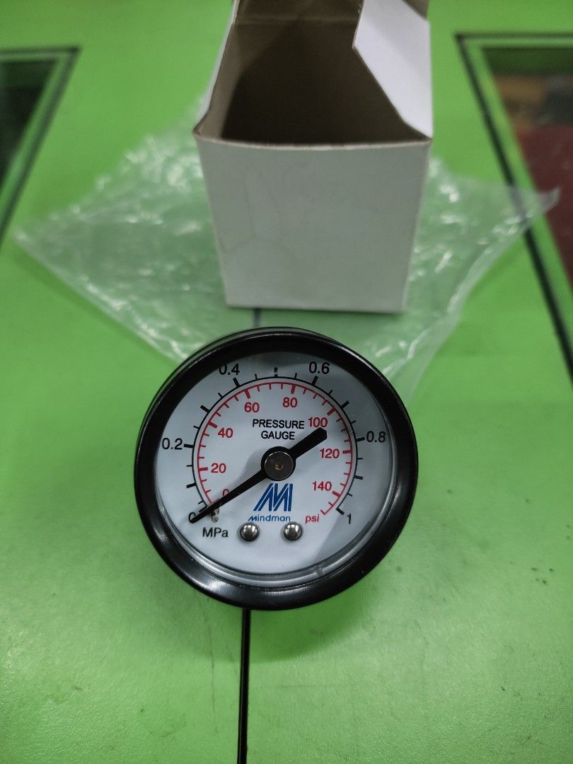 Pressure Gauge 1MPa/140psi (Mindman), TV & Home Appliances, Electrical, Adaptors & Sockets on ...