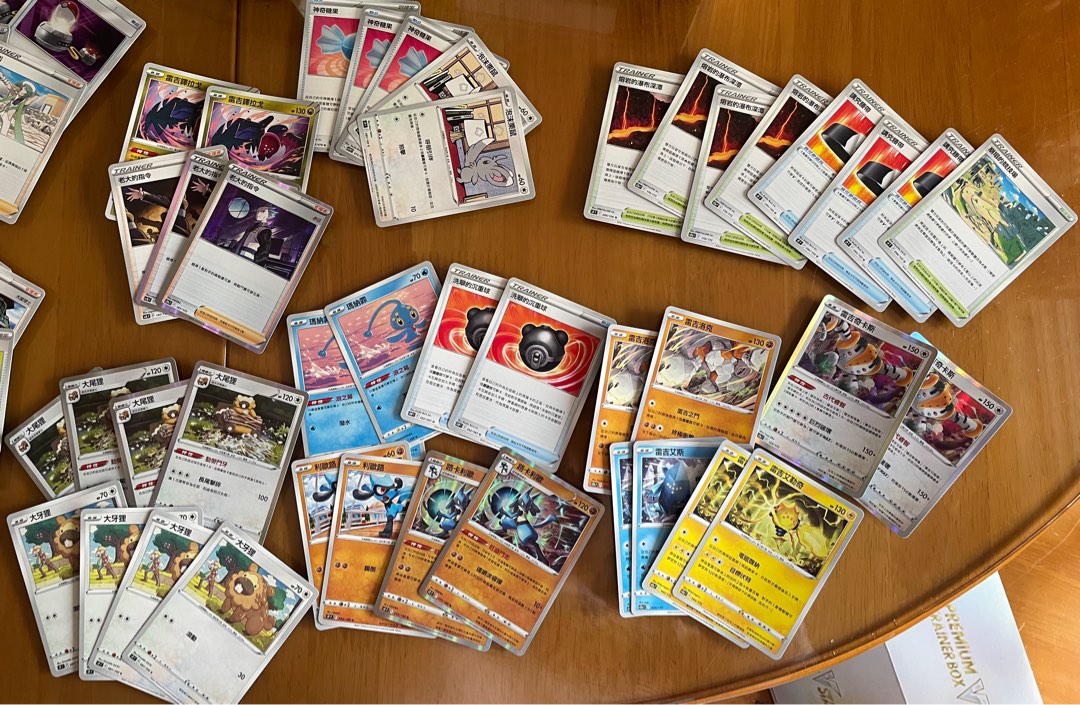 中文ptcg f標，圖中82張100蚊 有各種實用卡料, 興趣及遊戲, 手作＆自家設計, 其他 - Carousell