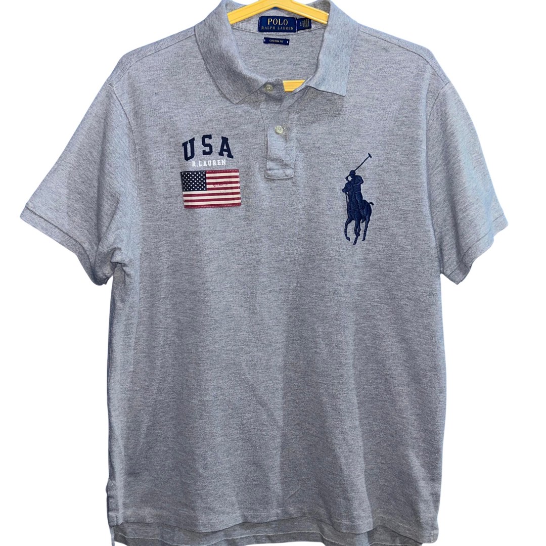 Ralph Lauren USA Polo shirt Big pony, Men's Fashion, Tops & Sets ...
